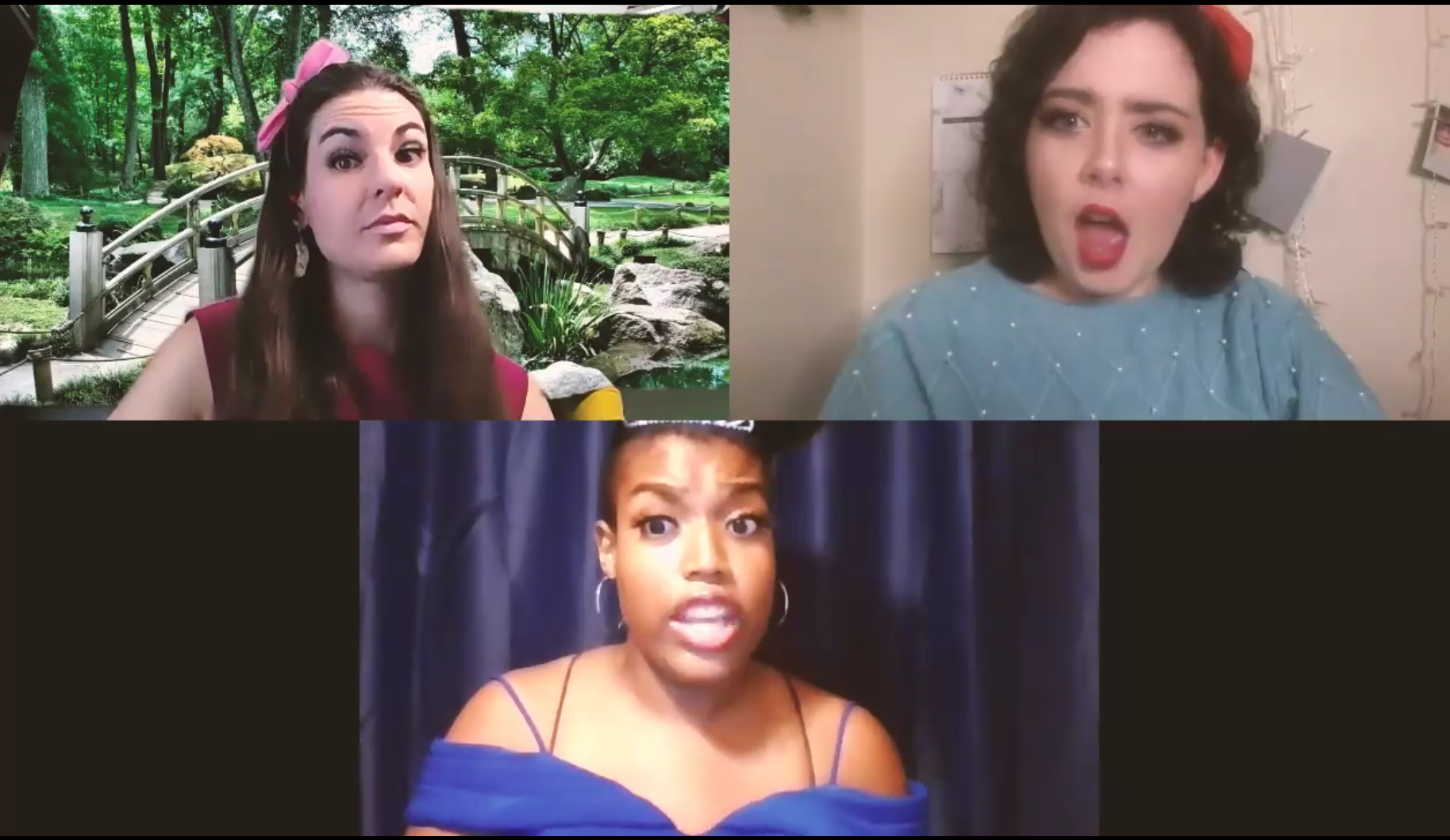 Disney Princess Zoom Call - The Very Normal Festival